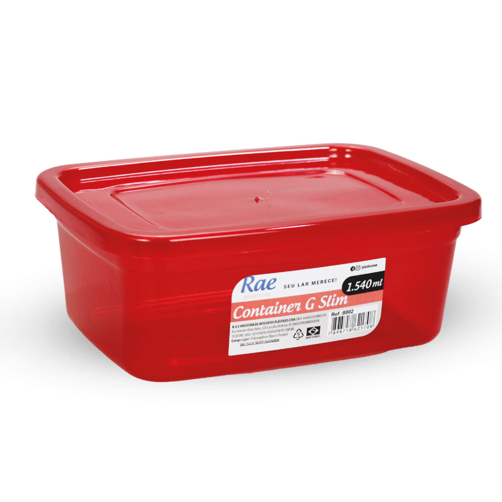 8002 - Container G 1.540 Ml Slim - RAE Plásticos