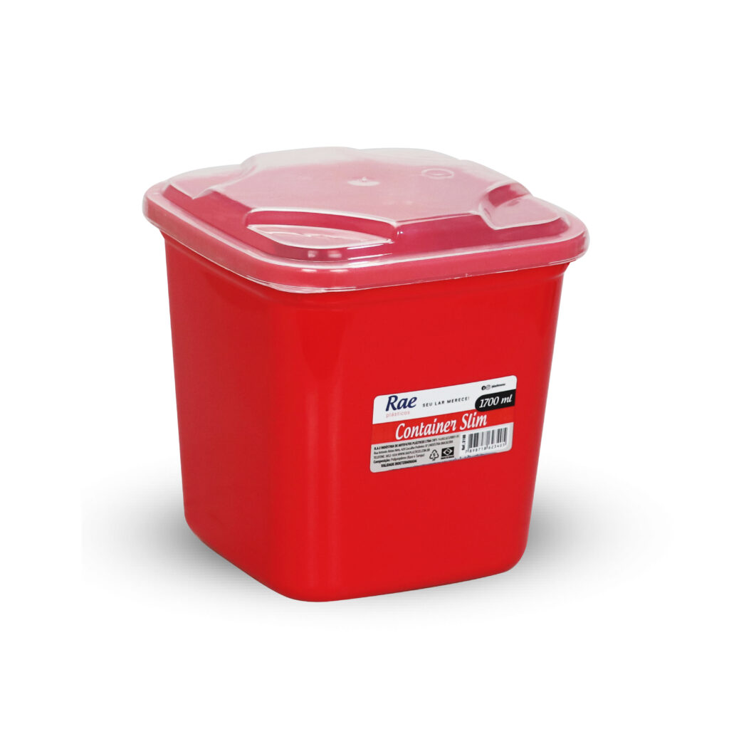 3100 – Container 1,7lts Slim - RAE Plásticos