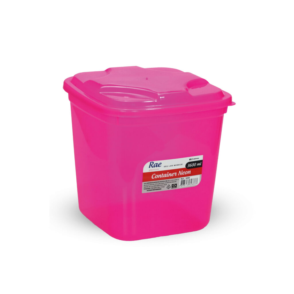 3094 - Container 3,6lts Neon - RAE Plásticos