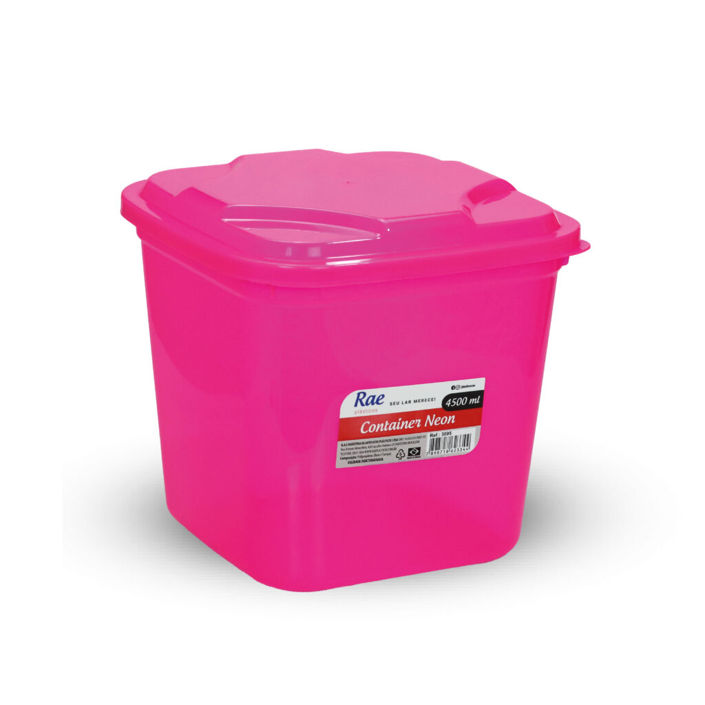 3095 - Container 4,5lts Neon - RAE Plásticos